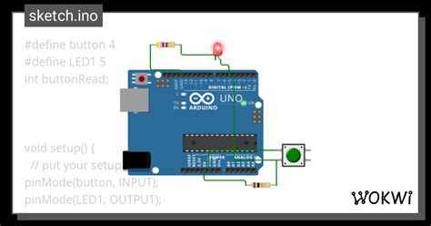 Punto 2 Apagar Led Wokwi Esp32 Stm32 Arduino Simulator