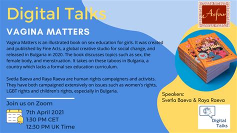 Digital Talk Svetla Raeva And Raya Baeva Closing The Sex Education Gap For Girls In Bulgaria