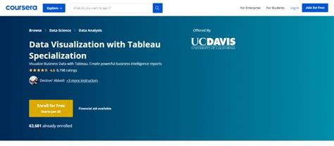 7 Best Tableau Courses To Create Data Visualization Like A Pro