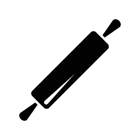 Rolling Pin Icon Vector 22408465 Vector Art At Vecteezy