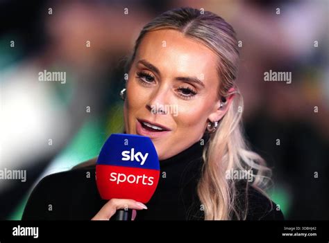 Sky Sports Commentator Emma Paton On Day Six Of The Paddy Power World Darts Championship At The