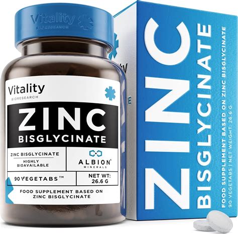 Chelated Zinc Bisglycinate Zinc Supplements For Men And Women To