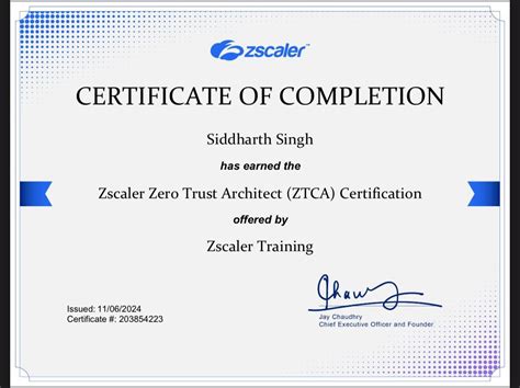 Siddharth Singh On Linkedin Zia Zscaler Cloudengineer Ztca Zerotrust Cloudsecurity…