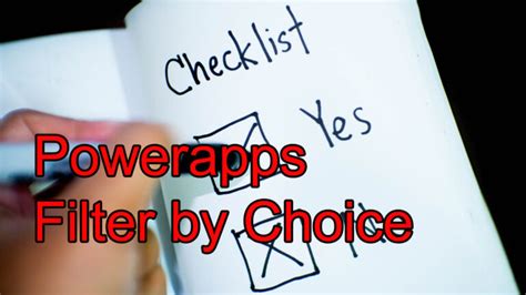 Using The Filter Function With A Choice Data Type Field Dyanamics Post
