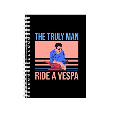 Ride A Vespa Notebook Scooter T Idea A5 Notepad 149 Shop Today