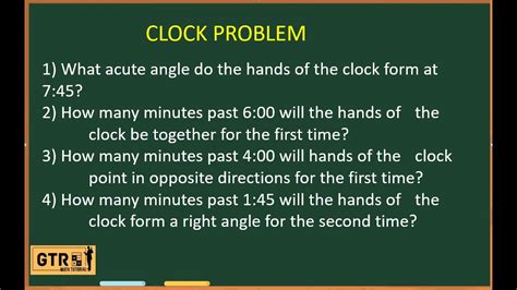 Clock Problem Civil Service Exam Reviewer Let Reviewer College