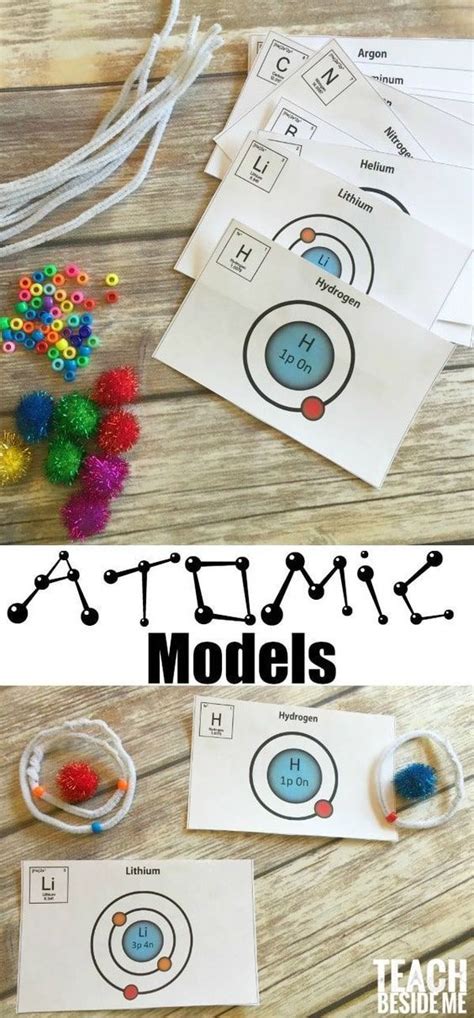 Hands On Chemistry Building Atomic Models With Printable Element Cards