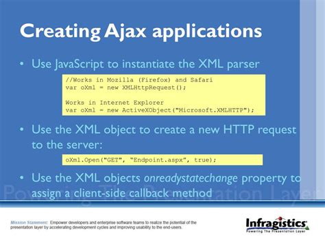 Ppt Creating Rich Client Web Applications With Ajax Powerpoint