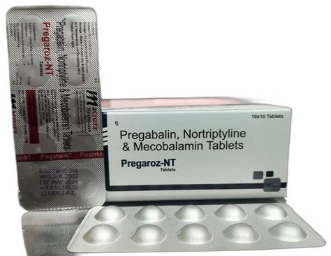 Pregabalin Nortriptyline Mecobalamin Tablets In Pan India At ₹ 1800