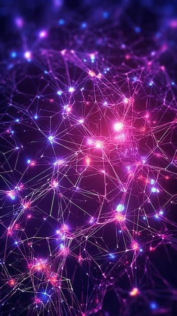 Premium Ai Image Cyber Big Data Flow Blockchain Data Fields