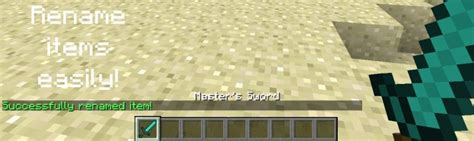 [bukkit][1 7 1 8] Nametag Rename And Describe Items Minecraft Mod