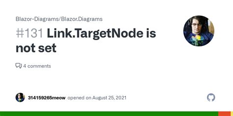 Linktargetnode Is Not Set · Issue 131 · Blazor Diagramsblazor