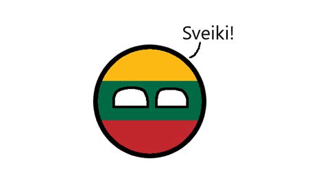 Lithuania Says Hello In Lithuanian By Alexkiszlreturns On Deviantart