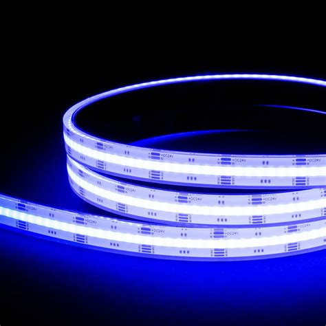 Dotless COB 20W 24V DC Dimmable LED Strip RGBW HV9761 IP67 896 RGB