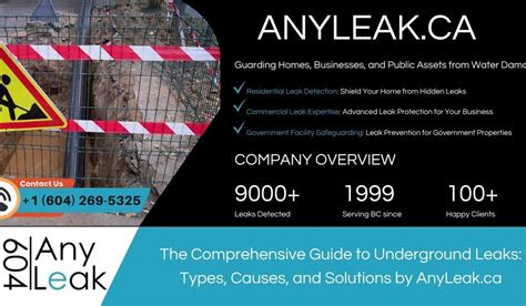 The Comprehensive Guide To Underground Leaks Types Water Leak Detection And Repair Solutions
