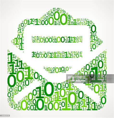 Letter Binary Code Zero One Vector Illustration High Res Vector Graphic