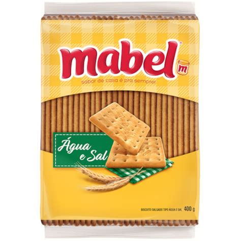 Biscoito Água E Sal Mabel 400g Destro