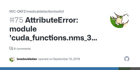 attributeerror module cuda functions nms 3d ext nms has no attribute gpu nms · issue 75