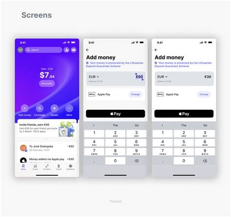 revolut ui behance