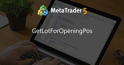 Скачать бесплатно библиотеку Getlotforopeningpos от Godzilla для Metatrader 5 в Mql5 Code