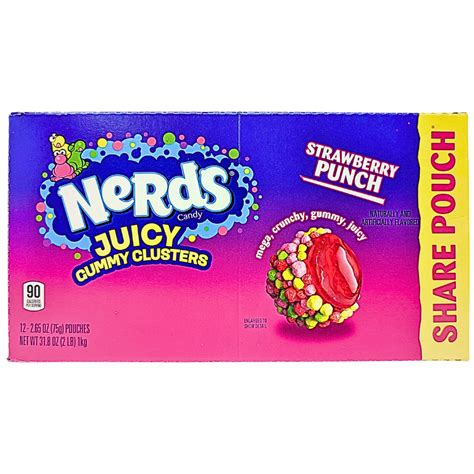 Nerds Juicy Gummy Clusters 25oz 12 Pack Iwholesale Candy