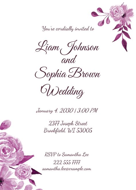 Design A Wedding Invitation Card Free