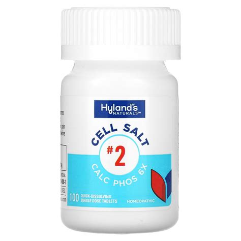 Hylands Naturals‏ Cell Salt 2 Calc Phos 6x 100 Quick Dissolving