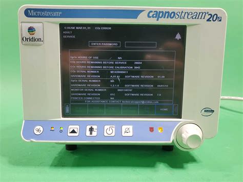 Used Oridion Capnostream 20p Capnography Monitor For Sale Dotmed Listing 4643135