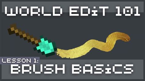 [minecraft Tutorial] World Edit 101 Brush Basics Youtube