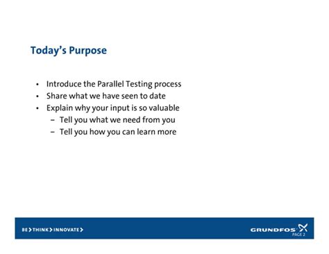 Parallel Testing Overview Pdf