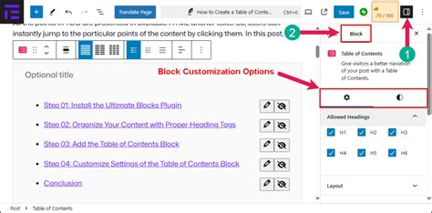 How To Create A Table Of Contents In Wordpress In 3 Steps Groundwp