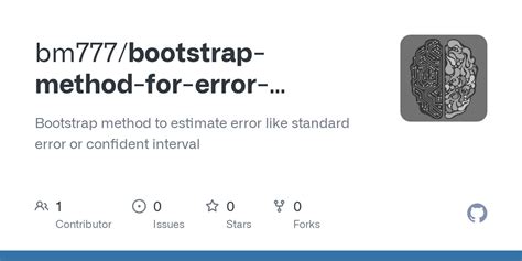 Github Bm777bootstrap Method For Error Estimation Bootstrap Method