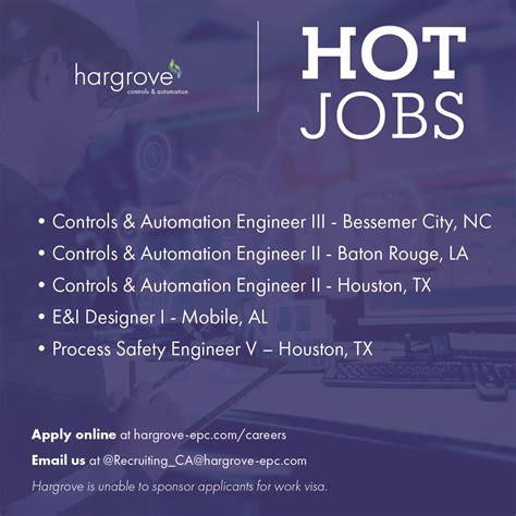 Hargrove Controls And Automation On Linkedin Hiring
