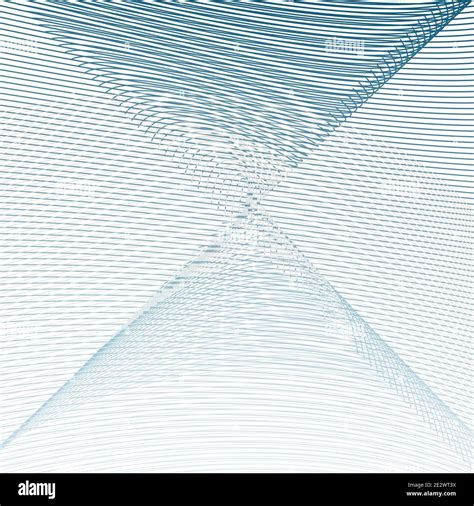 Navy Blue Gray Intersecting Curves Vector Line Art Pattern Cruciate Shape Abstract Techno