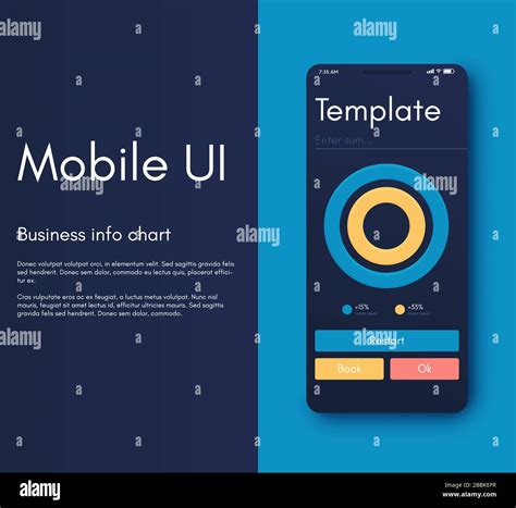 Mobile Application Infographic Interface Ui Design Vector Illustration Infographics For Web