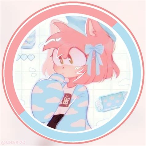 Amy Rose Icon Sonic Fan Art