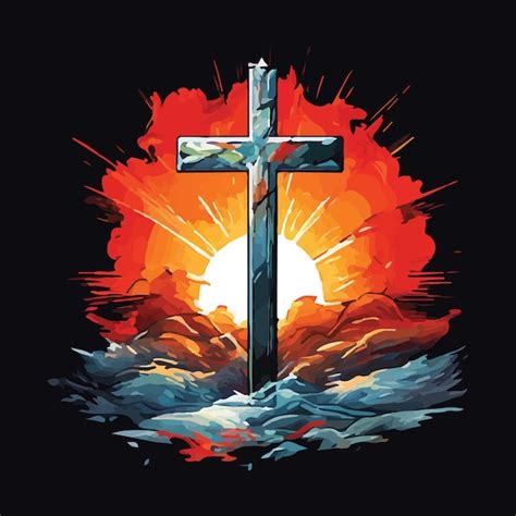 Premium Vector Cross Vector Design