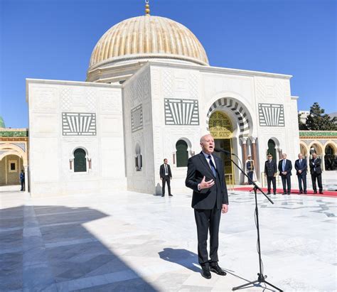 المنستير الرئيس سعيد يحيي الذكرى 24 لرحيل الرئيس حبيب بورقيبة فيديو و