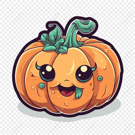 만화 호박 스티커 눈 클립 아트 벡터상표 Png 일러스트 무료 다운로드 Lovepik