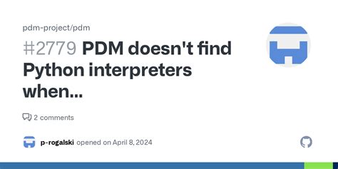 Pdm Doesnt Find Python Interpreters When Pdmignoreactivevenv Is Set · Issue 2779 · Pdm