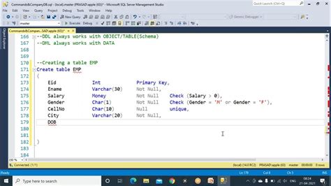 sql server telugu ep 8 youtube