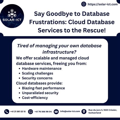 Solar Ict On Linkedin Clouddatabase Databasesolutions Scalability Security Itservices…