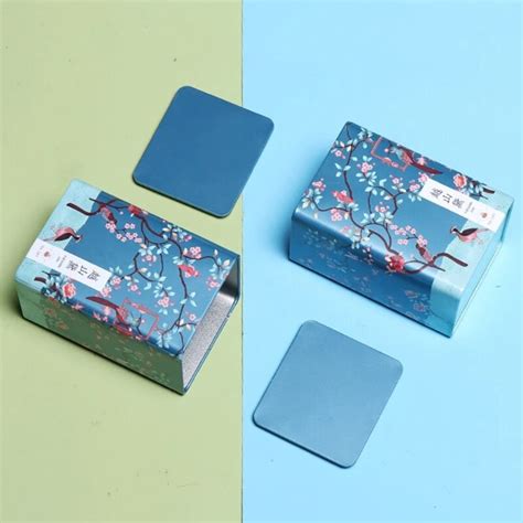 Badu Bg Контейнер за чай Кутия за съхранение на закуски Метални кутии за бонбони Ретро кухненски