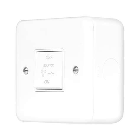 Click Metal Clad Pro Polar White A Pole Fan Isolation Plate Switch MCP PW Click Electrics