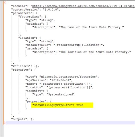 Azure Datafactory Show Billing Report Is Always Set By Factory When