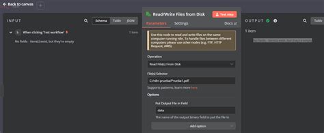 The Readwrite Files From Disk Node Doesnt Show Anything Nodes N8n Community