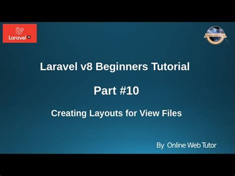 Learn Laravel 8 Beginners Tutorial 10 Creating Layouts In Laravel