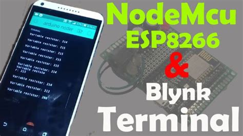 Blynk Terminal Widget For Remote Monitoring Nodemcu And Arduino