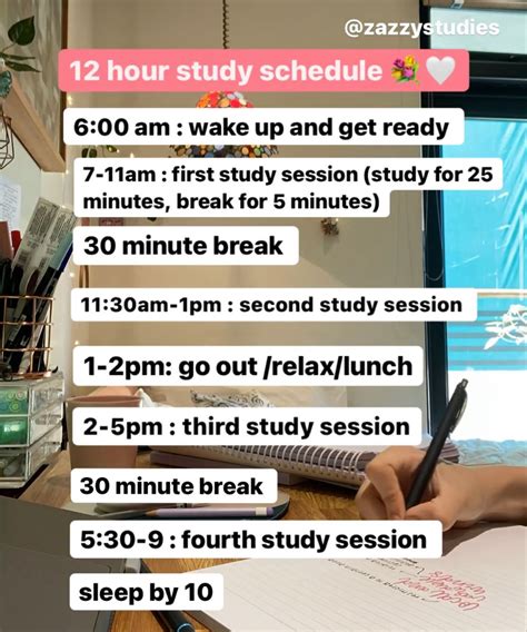 Study Routine Exam Study Tips Study Schedule Effective Study Tips