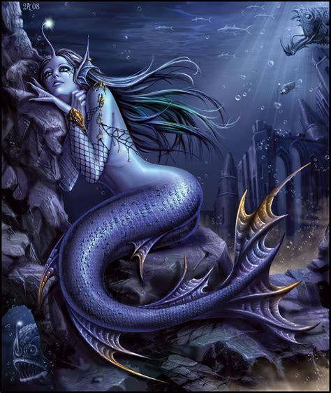 Mermaid Art Mild NSFW For Toplessness